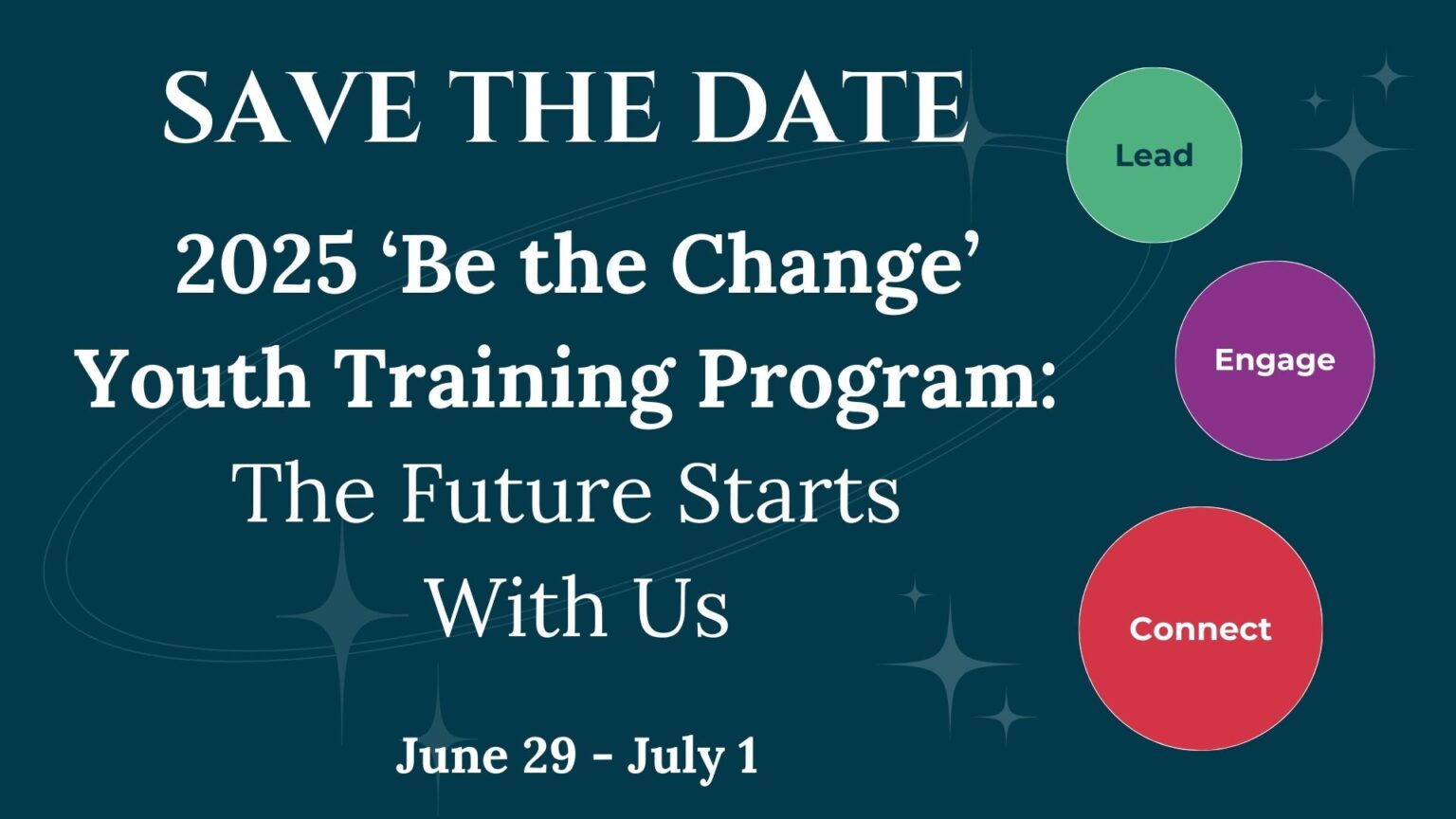 2025 ‘Be the Change’ Youth Training Program – Youth Health Hub